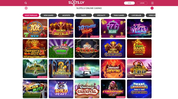 Slots.lv Casino: The Ultimate Destination for Online Gaming