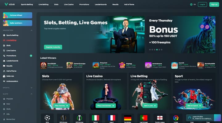 Vave Casino: Where Technology Meets Gambling Excellence